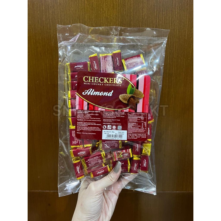 Jual CHECKERS MINI CHUNKY CHOCOLATE DARK CHOCOLATE / MIX FRUIT / DARK ...