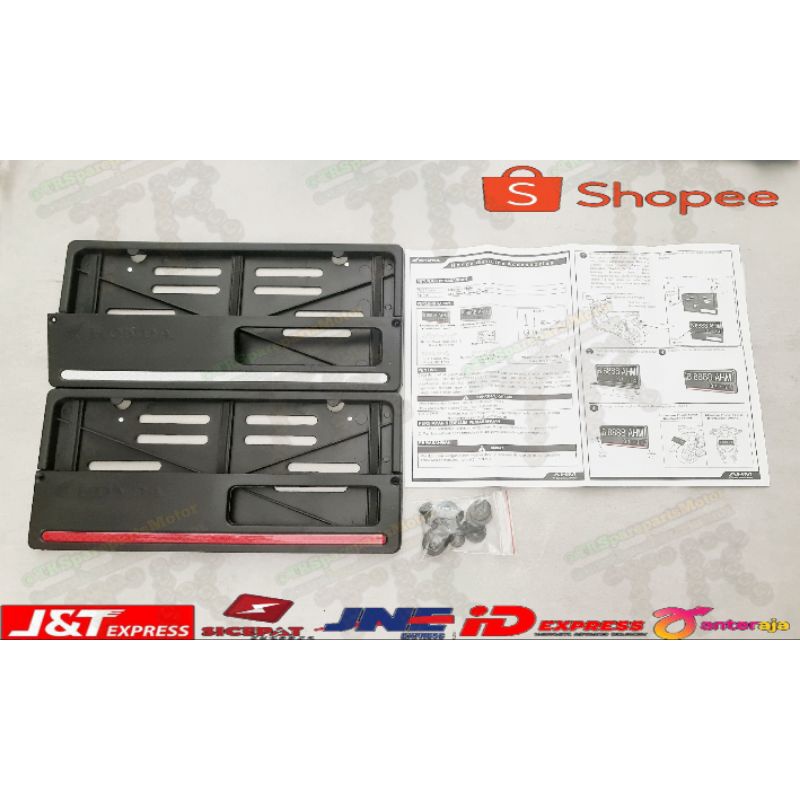 Jual Dudukan Plat KT Cover Plat Nomor Rumah Plat KT Original Honda ...