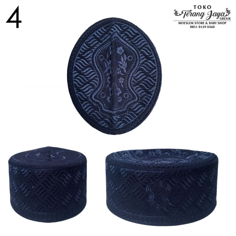 Jual PECI KOPYAH BIRU TUA Ustadz Adi Hidayat Dewasa dan Anak Adz-Dzikro ...