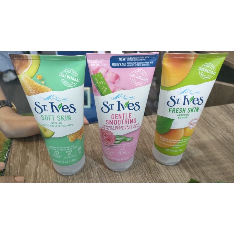 Jual St ives face scrub mask/ St Ives fresh skin apricot scrub share in ...
