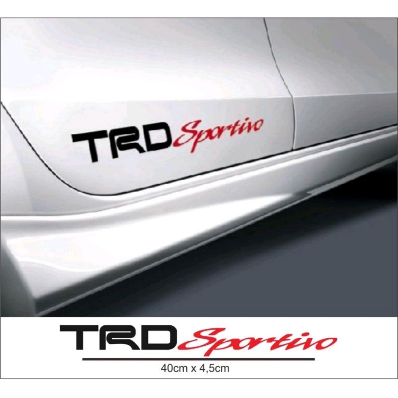 Jual Stiker Mobil TRD Sportivo Toyota Stickr mobil TRD Sportivo Warna ...