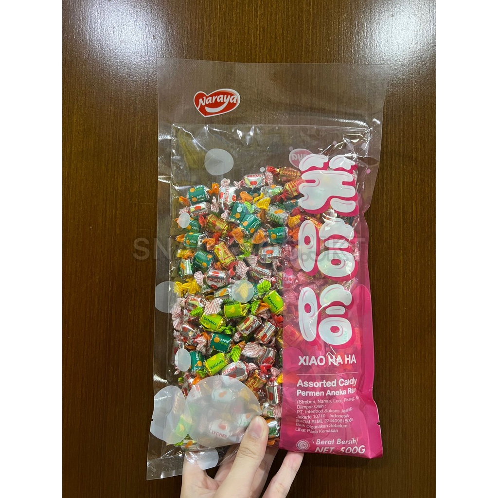 Jual NARAYA XIAOHAHA ASSORTED CANDY xiao ha ha 500GR | Shopee Indonesia