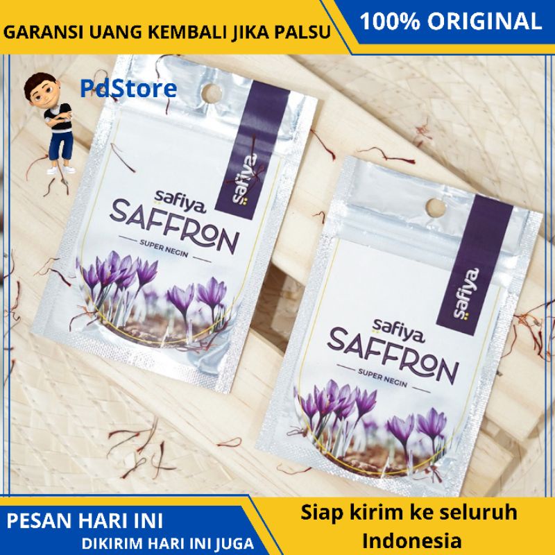 Jual Bunga Saffron Super Negin Kemasan Sachet 0.15 Gram Finest Gold ...