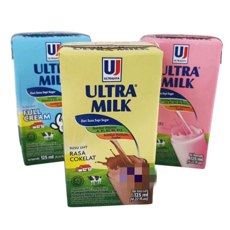 Jual Ultra Milk UHT 125ml | Shopee Indonesia