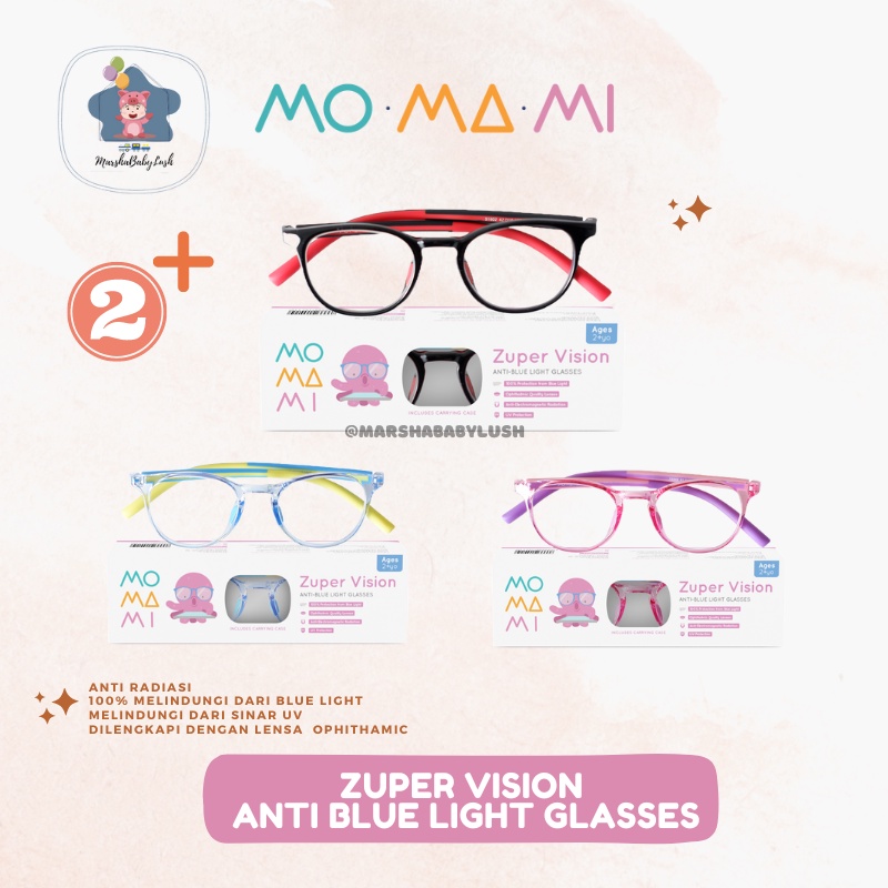 Jual MOMAMI KIDS ZUPER VISION & ZUPER VISON+ GLASSES / KACAMATA ANTI ...
