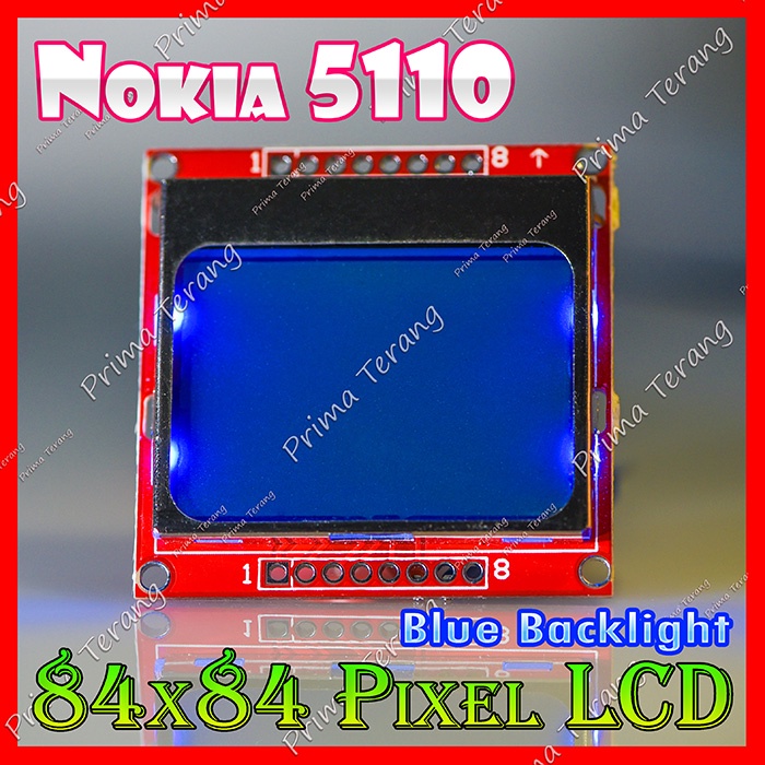 Jual Nokia 5110 LCD Graphic 84x48 Pixel Arduino Compatible Backlight ...