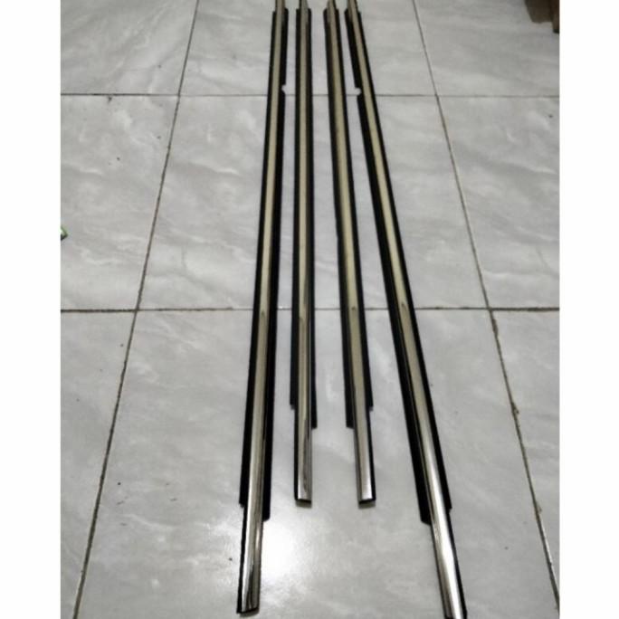 Jual Pelipit Karet List Kaca Pintu Luar Innova Lama 2004 - 2015 Chrome ...