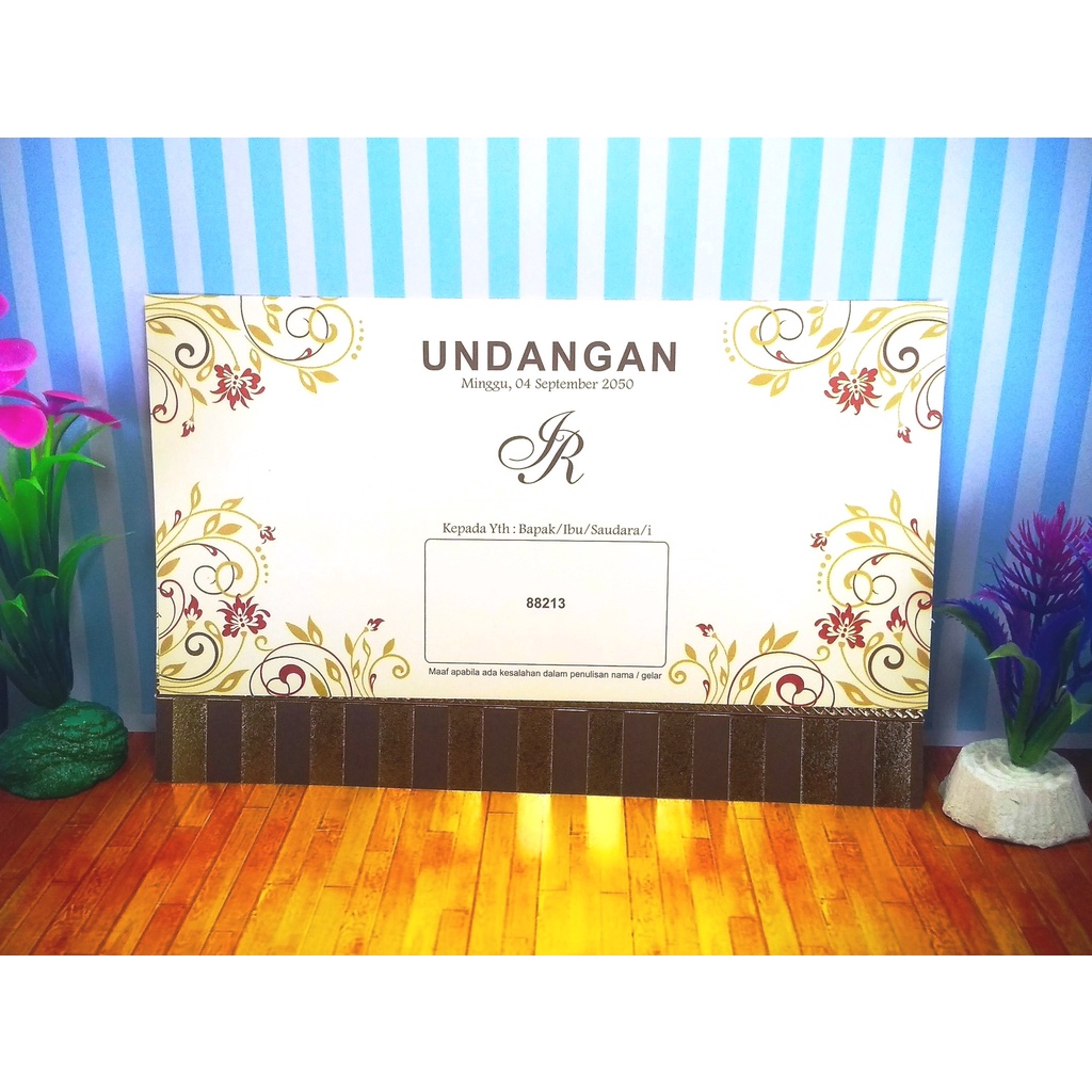 Jual Undangan Erba 88213 Plus Cetak Teks Undangan | Shopee Indonesia