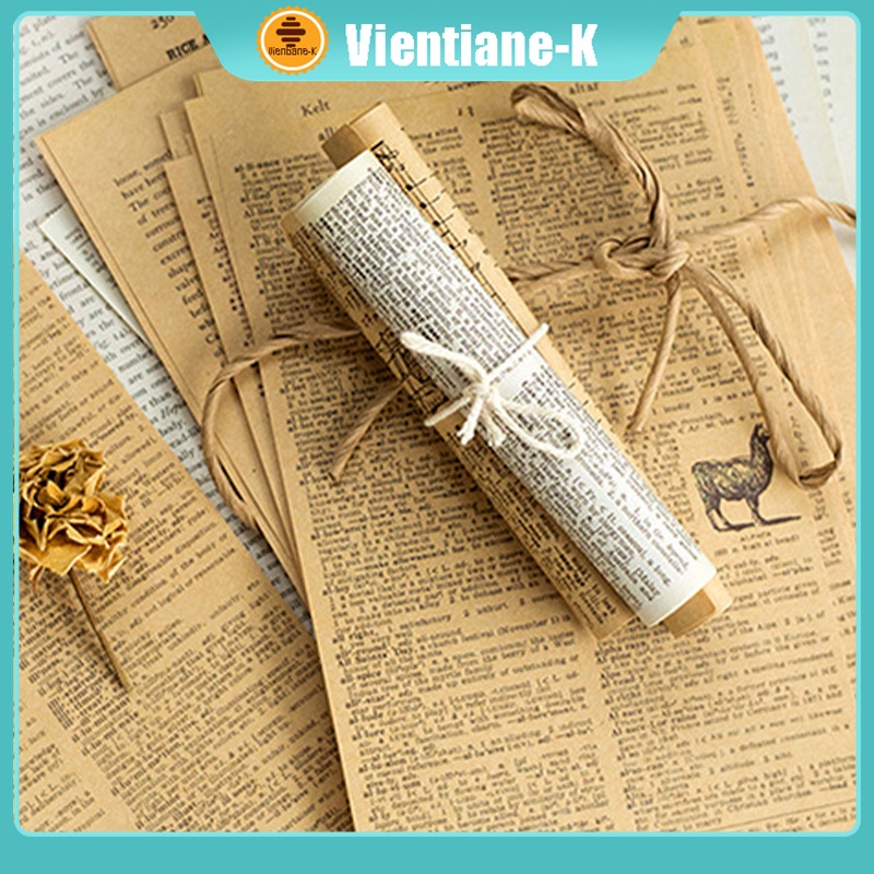 Jual 57PCS Sticker Paper Vintage Aesthetic A6/Journal Scrapbook Kit ...