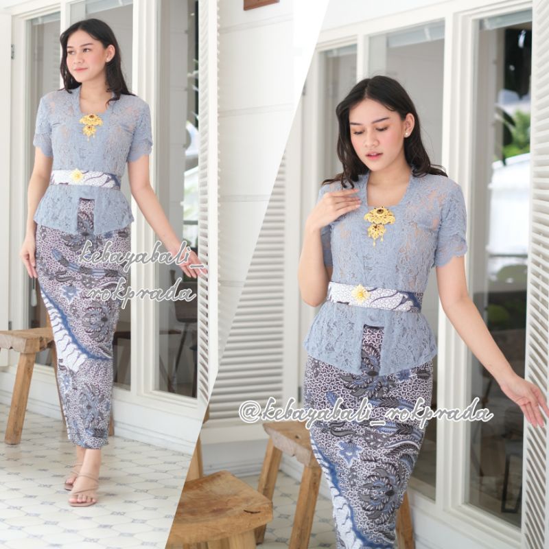 Jual NABILA SERIES KEBAYA BALI TANGAN LILIT SOFIA MURAH | Shopee Indonesia