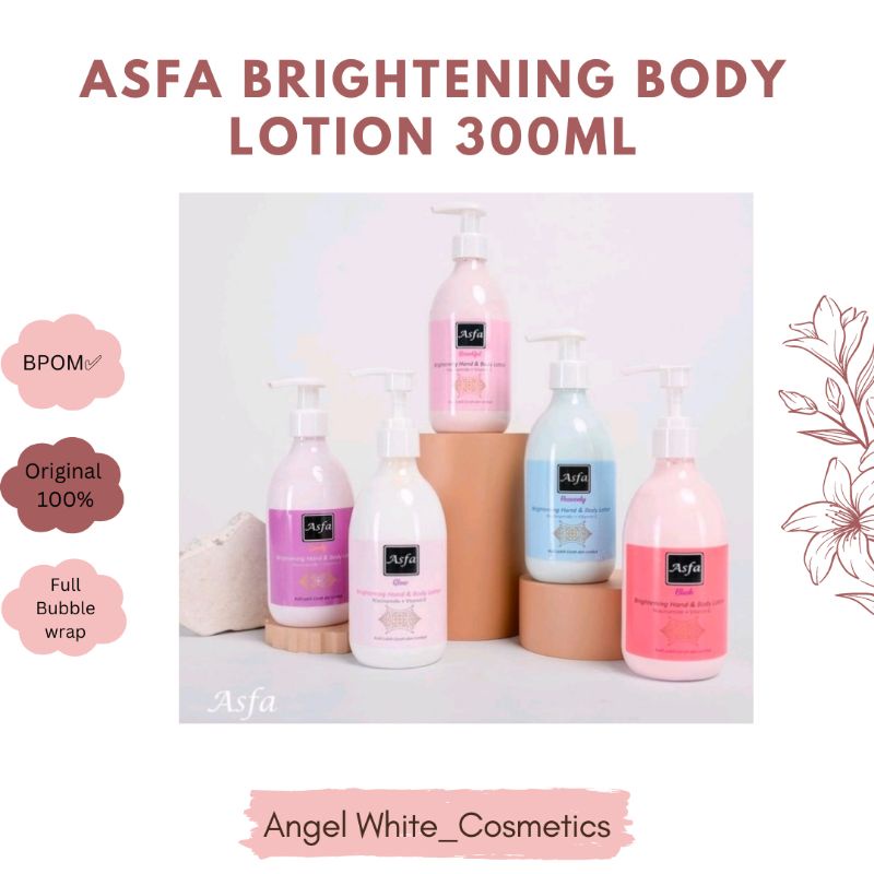Jual ORIGINAL 100% ASFA BRIGHTENING BODY LOTION 300ML | Shopee Indonesia