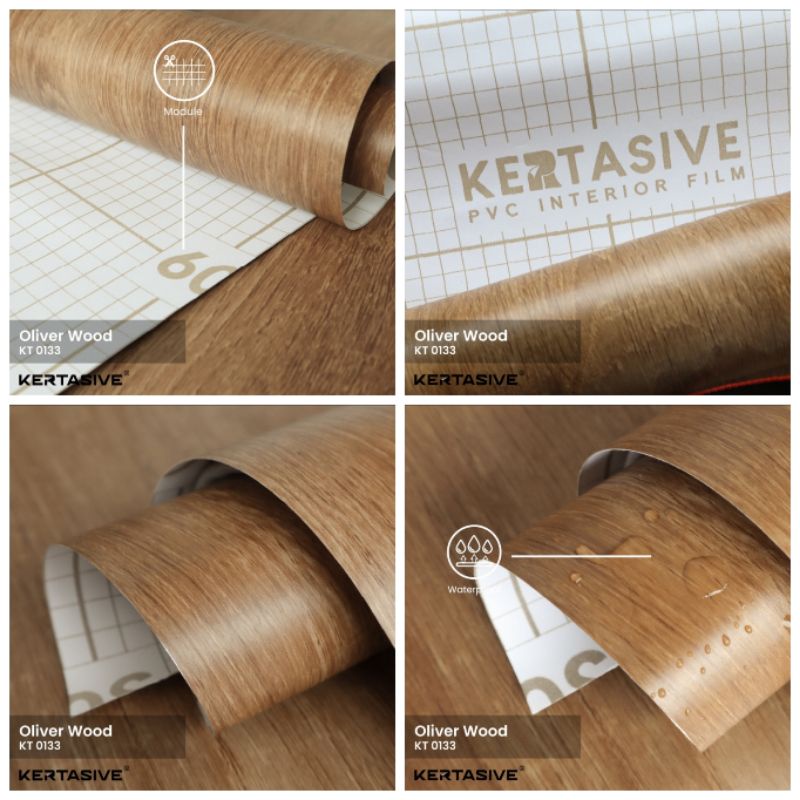 Jual KERTASIVE PVC -OLIVER WOOD L122CM | Shopee Indonesia