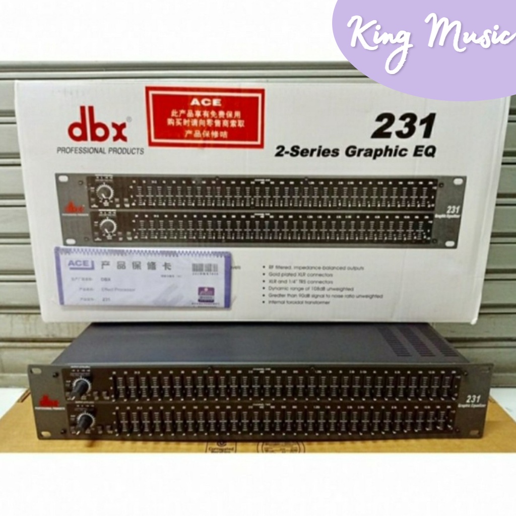 Jual Equalizer DBX 231 ( 2 x 31 Channel ) | Shopee Indonesia
