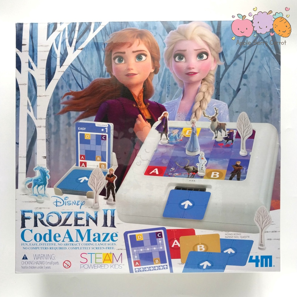 Jual 4M Disney Frozen II Code a Maze elsa anna puzzle boardgame mainan ...