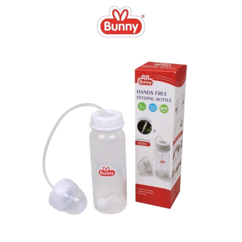 Jual Botol Susu Hands Free Lusty Bunny 240ml Feeding Bottle ADB 2416 ...