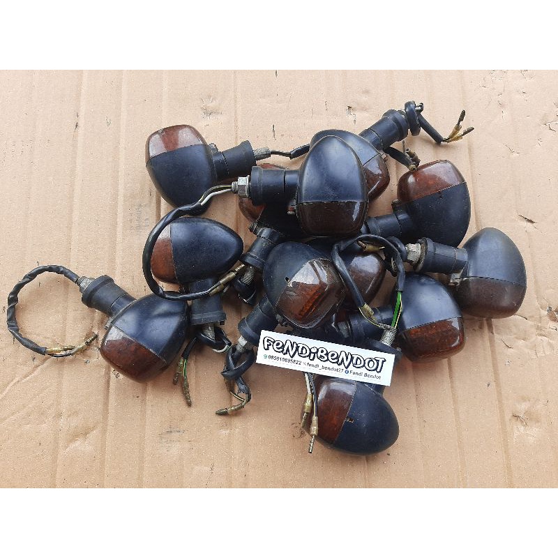 Jual Sepasang Lampu Sein Riting Ninja RR Original Copotan | Shopee Indonesia