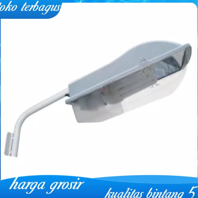 Jual Kap Lampu Jalan Pju Waterproof Led Outdoor Fitting E27 + Tiang Kabel | Shopee Indonesia