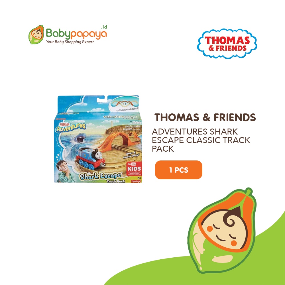 Jual THOMAS & FRIENDS Adventures Shark Escape Classic Track Pack (SALE ...