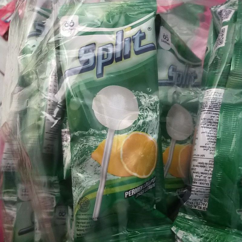 Jual split rasa lemon permen 500an isi 12 pcs | Shopee Indonesia