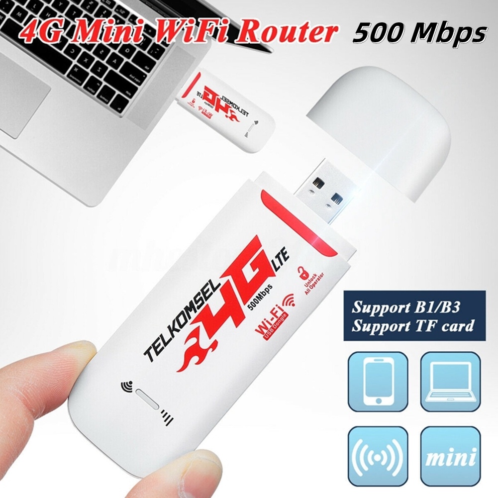 Jual 4G Portable Mobile WiFi 500Mbps USB Mobile WiFi Modem Kecepatan ...