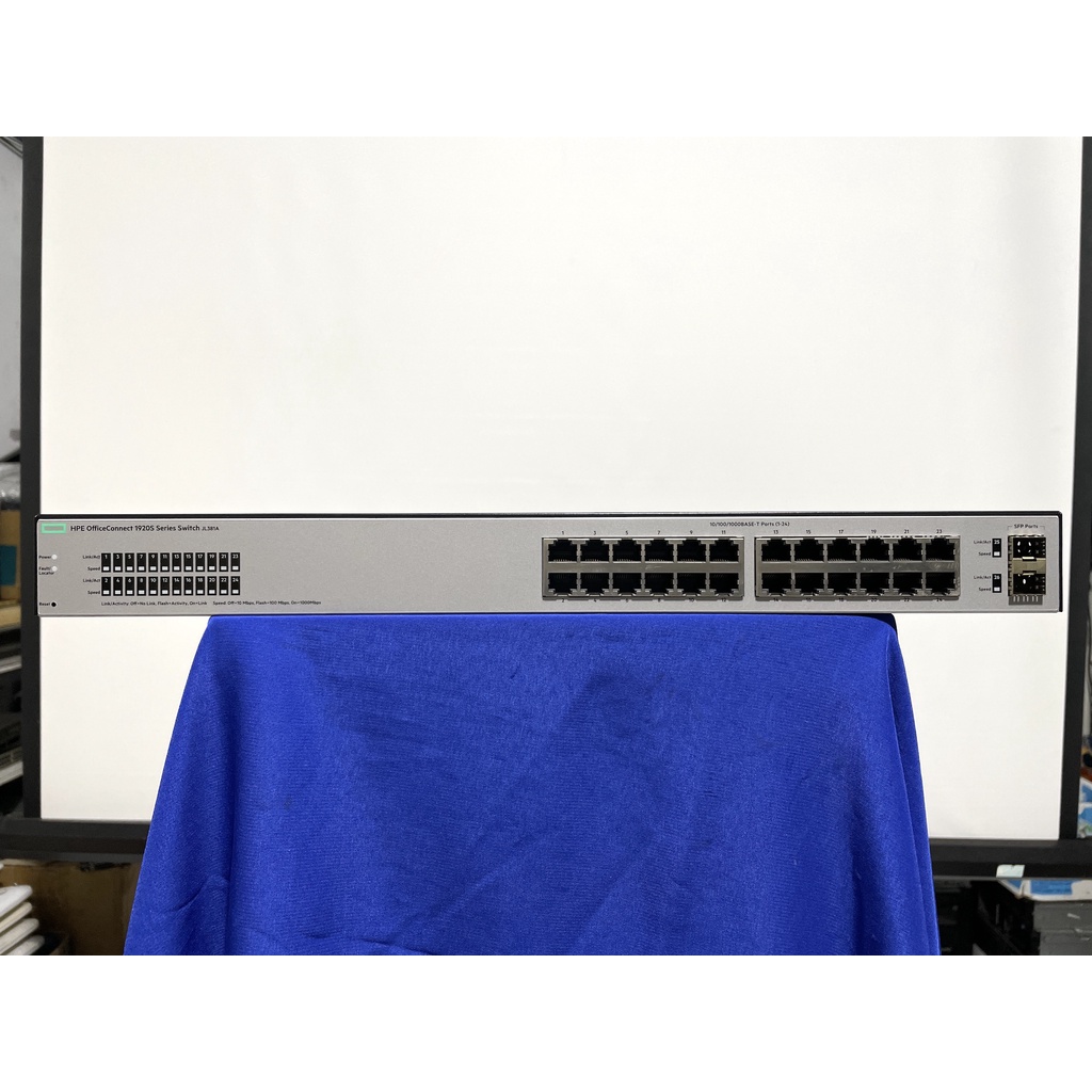 Jual switch hub hpe office connect 1920s jl381a 24 port gigabit manage ...