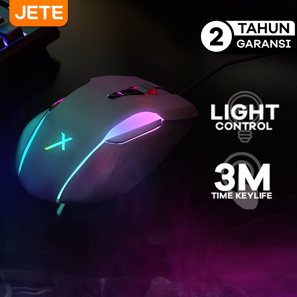Jual JETEX MSX3 Mouse Gaming RGB 7 Programmable Button - Garansi 2 ...