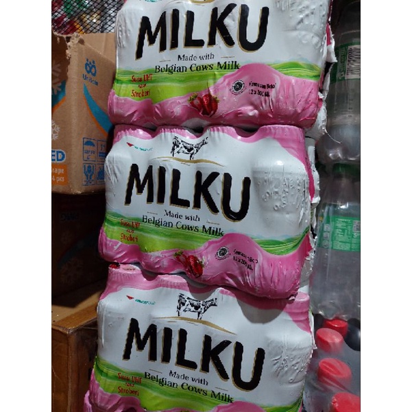 Jual SUSU MILKU BOTOL 1 PACK ISI 12 BOTOL | Shopee Indonesia