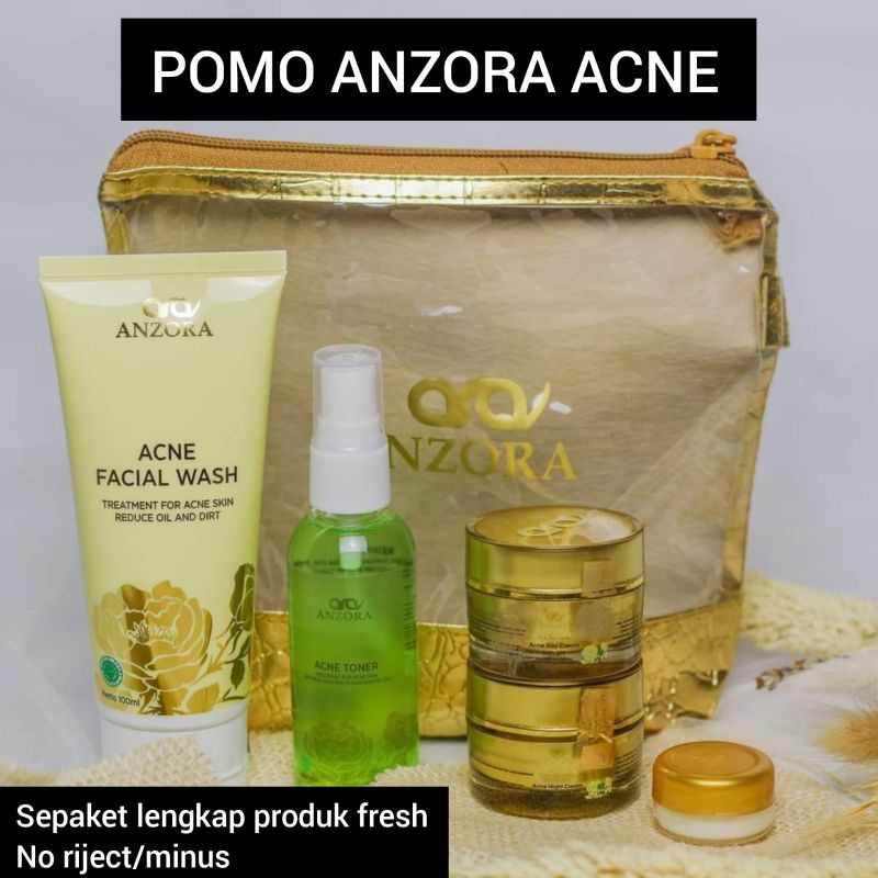 Jual Anzora/anzora acne/anzora skincare paket acne/paket acne skincare ...