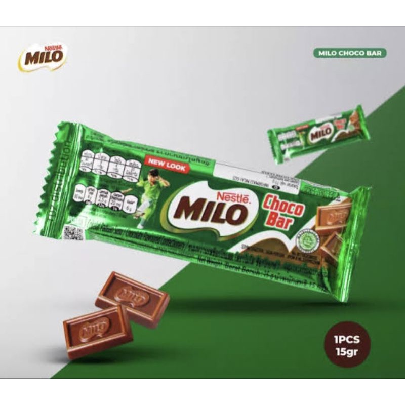 Jual NESTLE MILO CHOCO BAR coklat 15GR | Shopee Indonesia