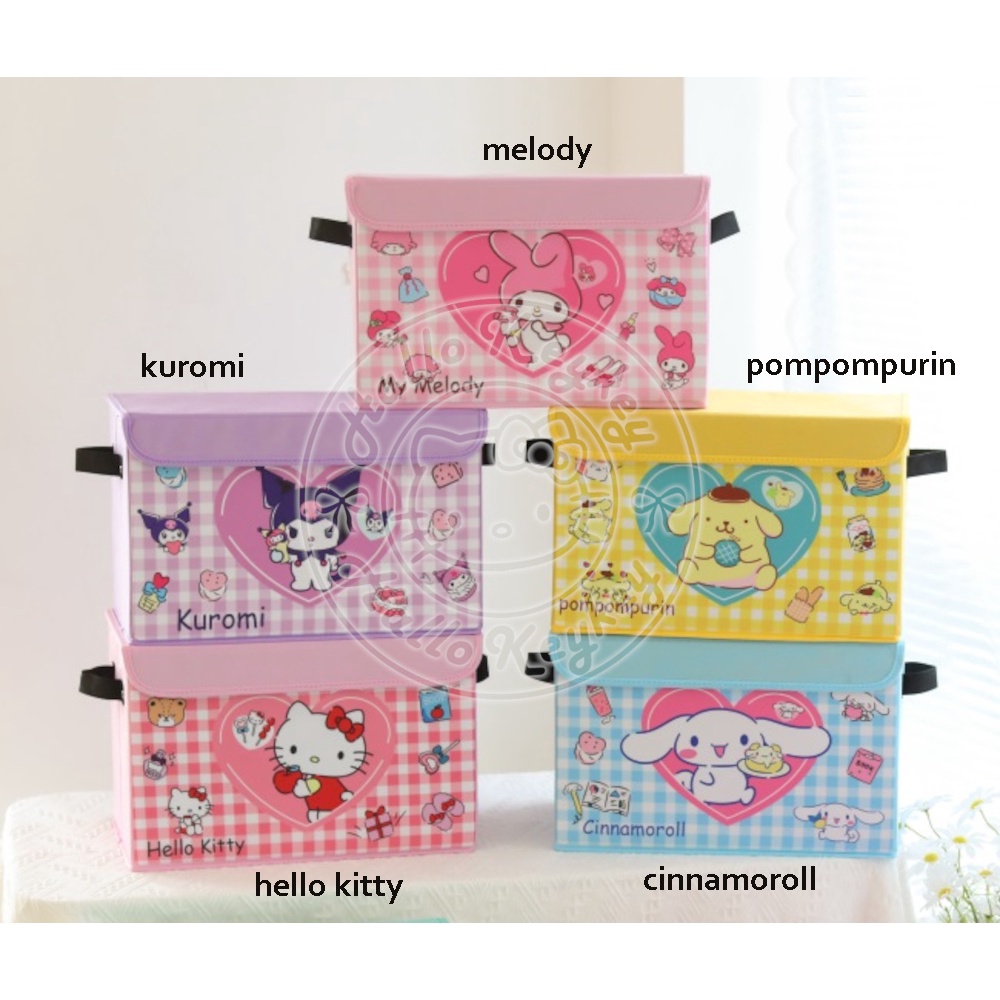 Jual box lipat storage lipat serbaguna besar hello kitty cinnamoroll ...