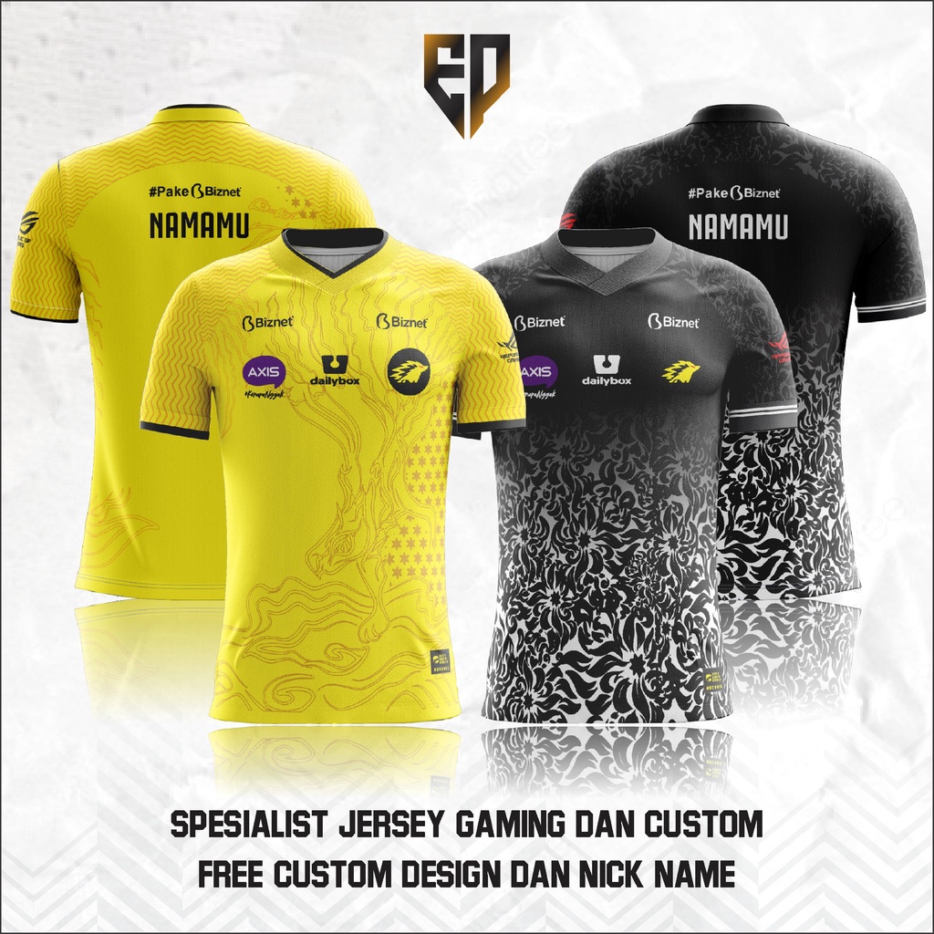 Jual Jersey kaos Onic Esports Terbaru 2023 Pro Edition Home & Away ...