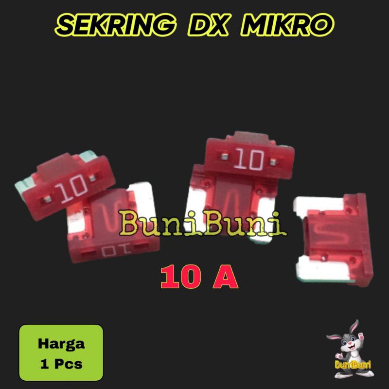 Jual Sekring Fuse DX Tancap MIKRO / Sikring Kecil MICRO Untuk Mobil ...
