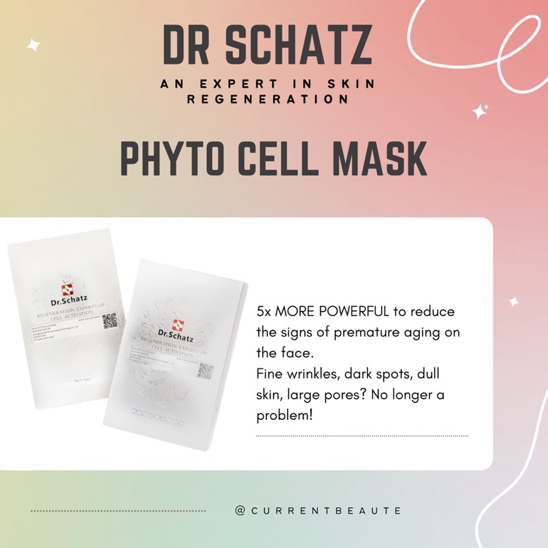 Jual DR. SCHATZ PHYTO CELL MASK (STEM CELL MASK) | Shopee Indonesia