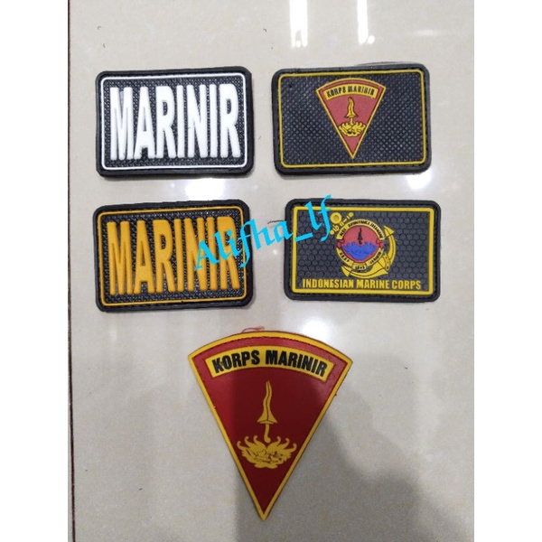 Jual PATCH RUBBER LOGO TNI AL/MARINIR/POLISI/KOPASKA/BRIMOB/POMAL/BPBD ...