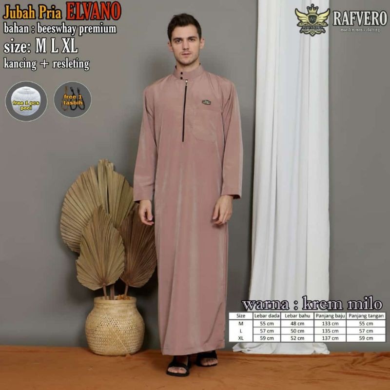 Jual Gamis Pria - Jubah Pria Elvano - Jubah Pria Gamis Muslim Pria - Jubah pria Terbaru - Jubah ...