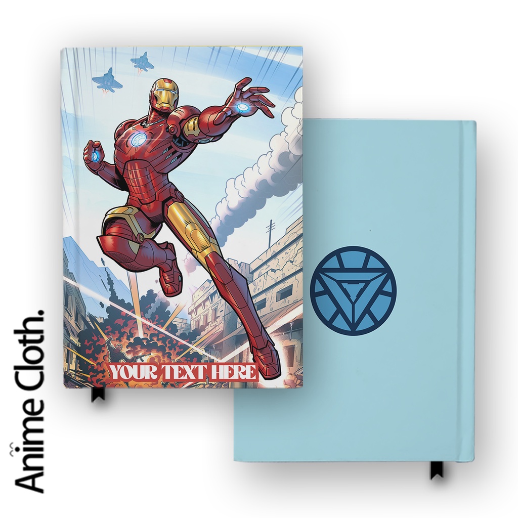 Jual Notebook Buku Iron Man 4 Tony Stark Marvel Superhero Custom ...