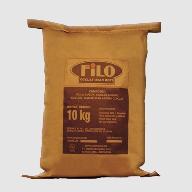 Jual Coklat bubuk manis FILO 250 gr Repack / Coklat isian roti | Shopee ...