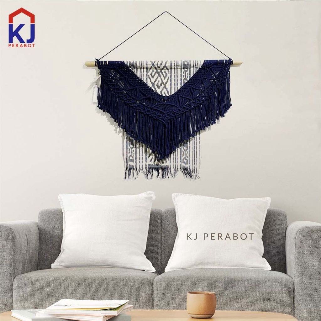 Jual KJ Perabot - Hiasan Dinding Macrame Tenun | Shopee Indonesia