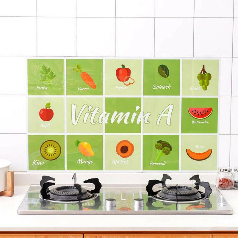 Jual Sticker Dapur 45×70cm Wallpaper Dapur Wall Sticker Dapur Anti ...
