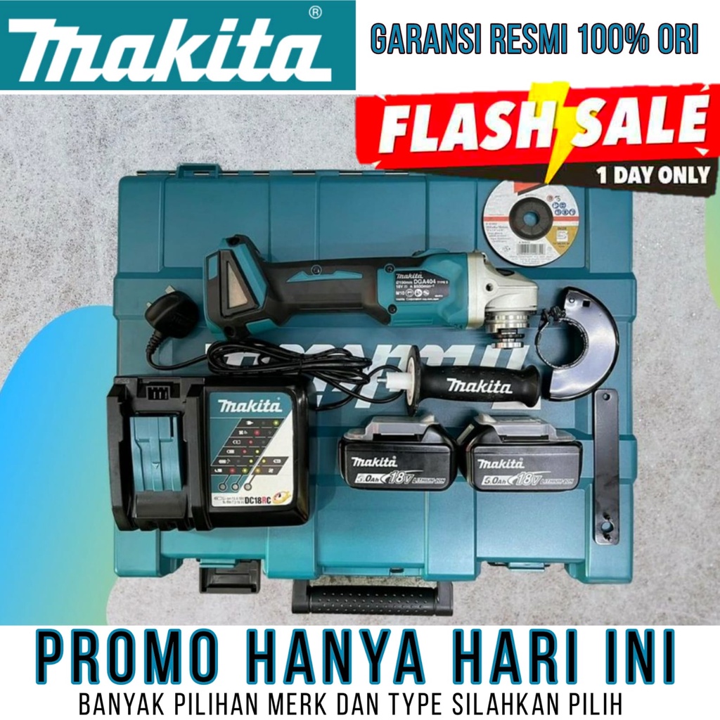Jual gerinda baterai MAKITA GARANSI RESMI 3THN cordless APR Japan tech ...