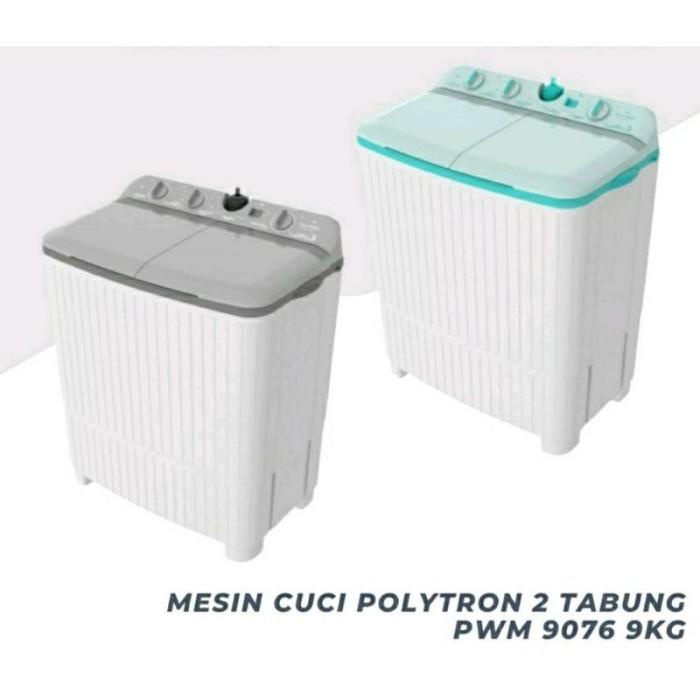 Jual Mesin Cuci Polytron Pwm 9076 9 Kg 2 Tabung Pwm9076 | Shopee Indonesia