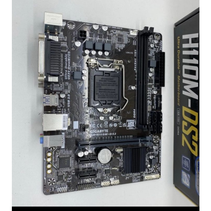 Jual MOTHERBOARD GIGABYTE H110M DS2 RESMI LGA 1151 | Shopee Indonesia