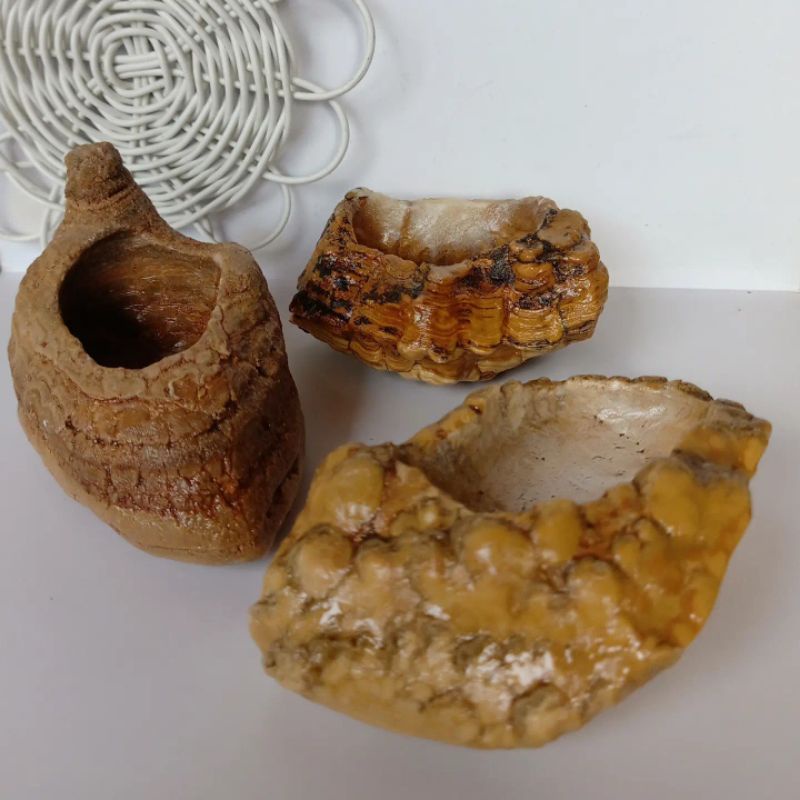 Jual POT BATU ALAM ASLI untuk Bonsai Sukulen Unik bagus murah se ...