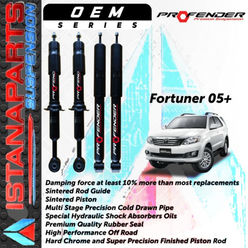Jual Shockbreaker / Shock Absorber Depan belakang Toyota Fortuner Merk ...