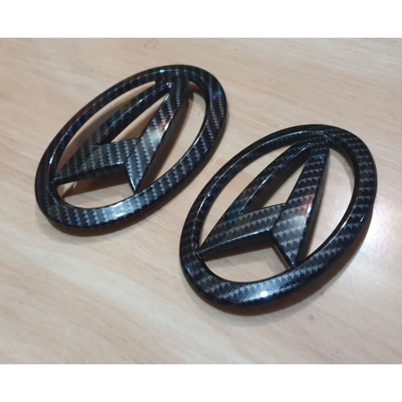 Jual EMBLEM LOGO LAMBANG DAIHATSU AYLA 2013-2015 2019-2022 CARBON ...