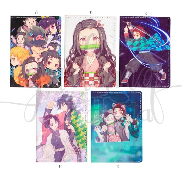 Jual Passport Case Kimetsu No Yaiba Cover Case Kulit Motif Anime Kartun ...