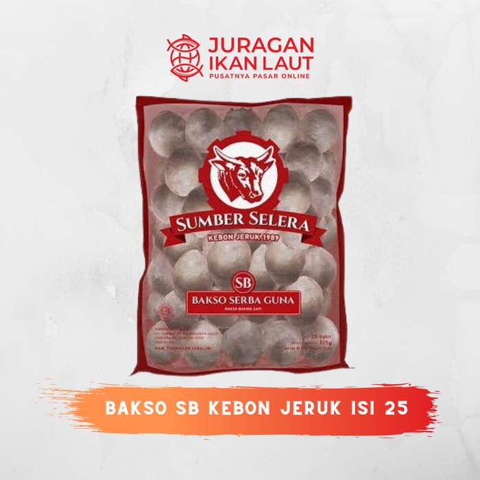 Jual Bakso SB Kebon Jeruk Sumber Selera - Isi 25 Pcs | Shopee Indonesia