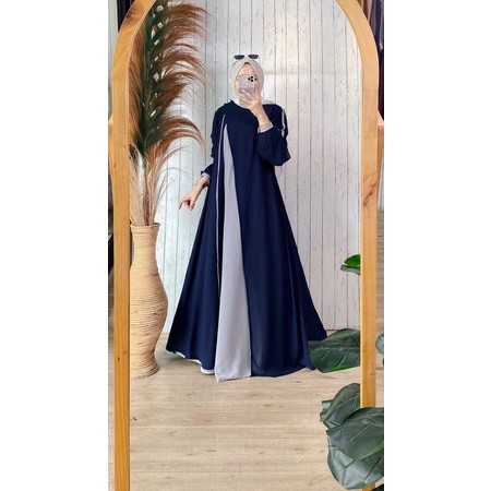 Jual Gamis 2 Layer Morif terbaru by Mirasen | Shopee Indonesia