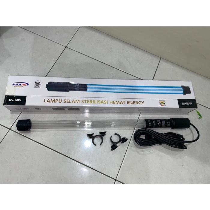 Jual Aquarium Lampu UV SAKKAI PRO 70W Watt 70 W Sterilisasi Alga ...