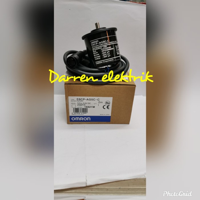 Jual Encoder Rotary Encoder Omron E6Cp-Ag5C-C, 256Pr | Shopee Indonesia